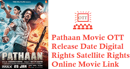 Pathaan OTT Release Date Digital Rights Online Movie Link